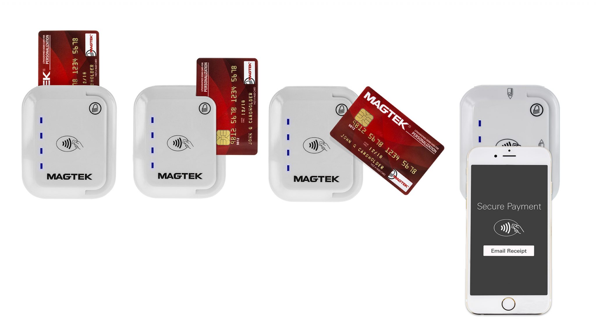 MagTek tDynamo Three-way Secure Card Reader with Stand - POS Dudes